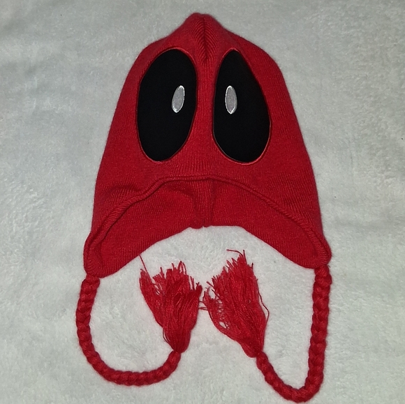 Marvel | Accessories | Deadpool Marvel Comics Laplander Winter Beanie ...